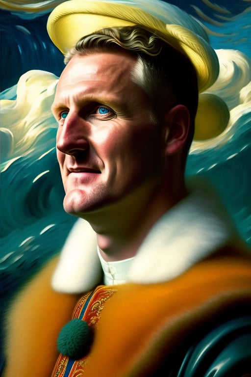 Lexica - portrait of cartoon hitler