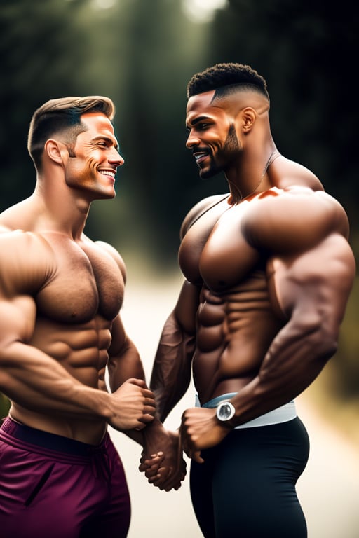 Two Muscle Men