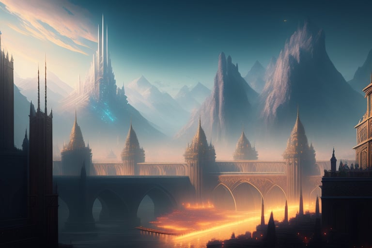 Lexica - elegant fantasy capital city