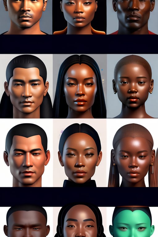 Lexica - high detailed faces