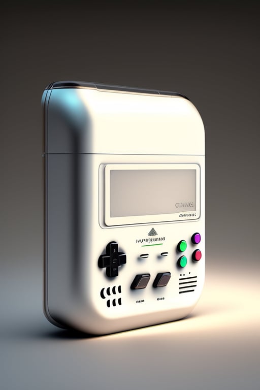 Lexica - render of a cute gameboy