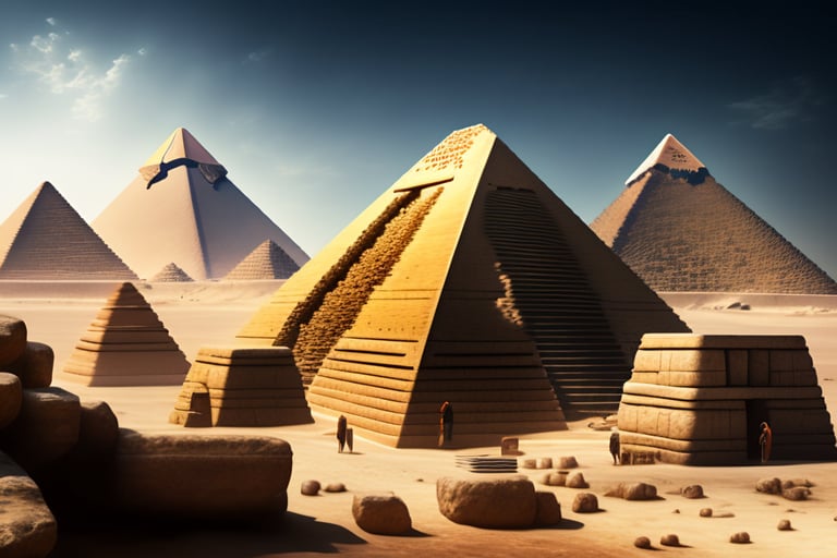 Lexica - dystopian pyramids