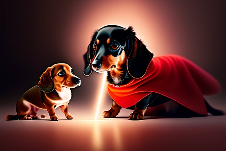 Lexica - batman dachshund