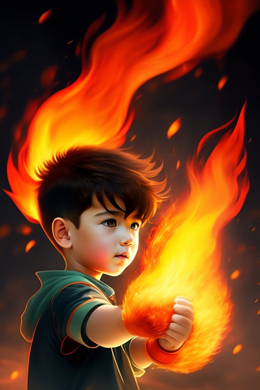 Fire Elemental Boy