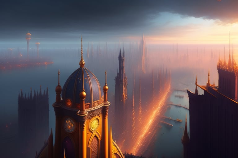 Lexica - elegant fantasy capital city