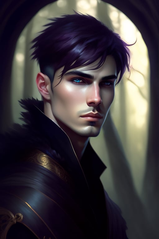 Lexica - handsome dark boy