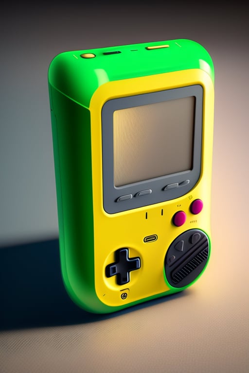 Lexica - render of a cute gameboy