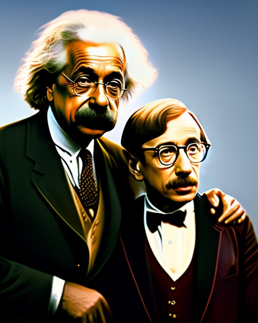 Albert Einstein Smoking Weed