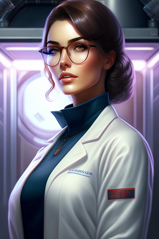 Lexica - scientist girl