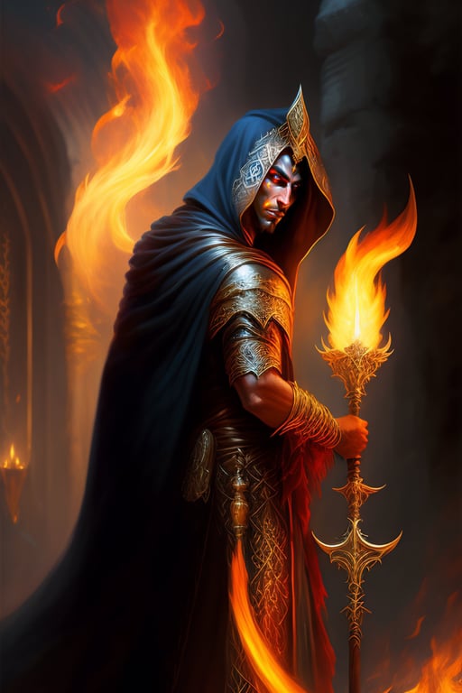 Fire Wizard Art