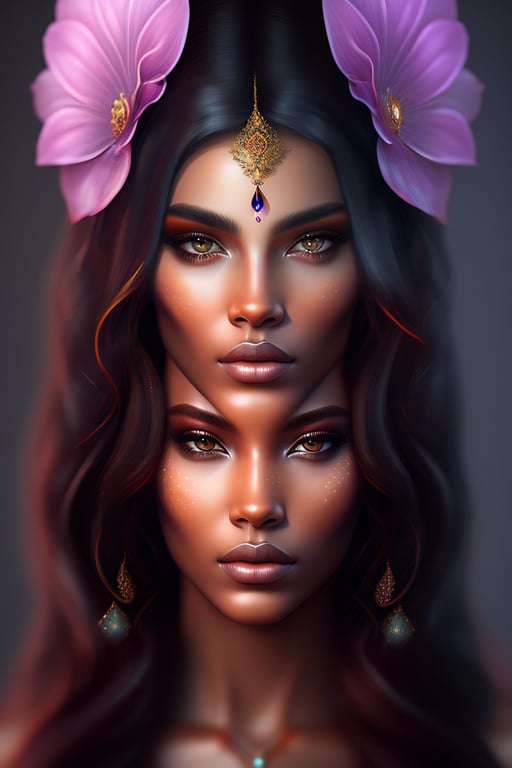 Lexica - symmetrical detailed face
