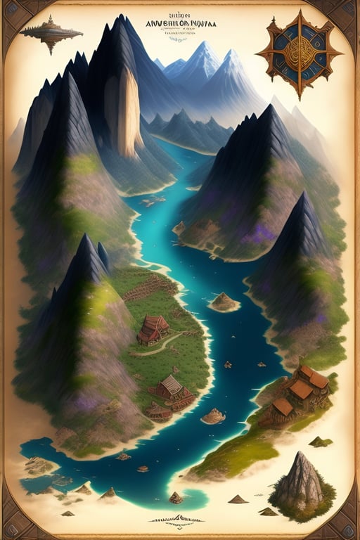 Lexica - medieval map mountain ranges