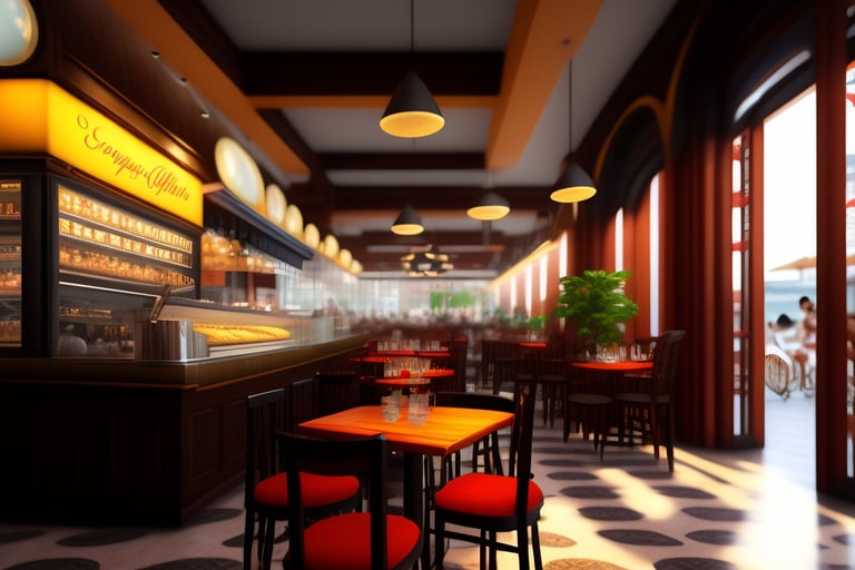 Lexica - cafe interior