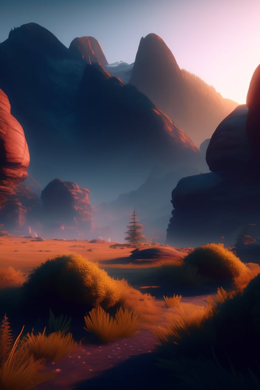 Lexica - unreal scenery