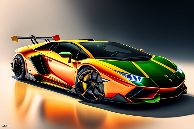 Lamborghini Veneno Rainbow