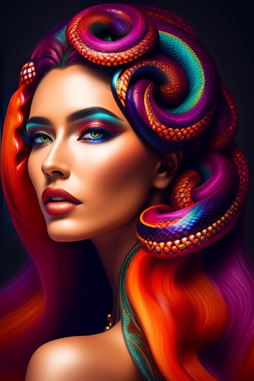 Lexica - snakes as hair