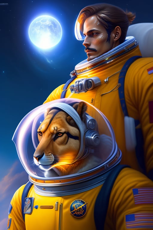 A Tiger In Space Suit