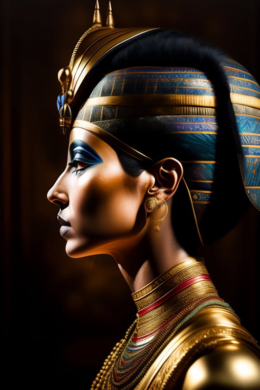 Lexica - portrait of tutankhamun