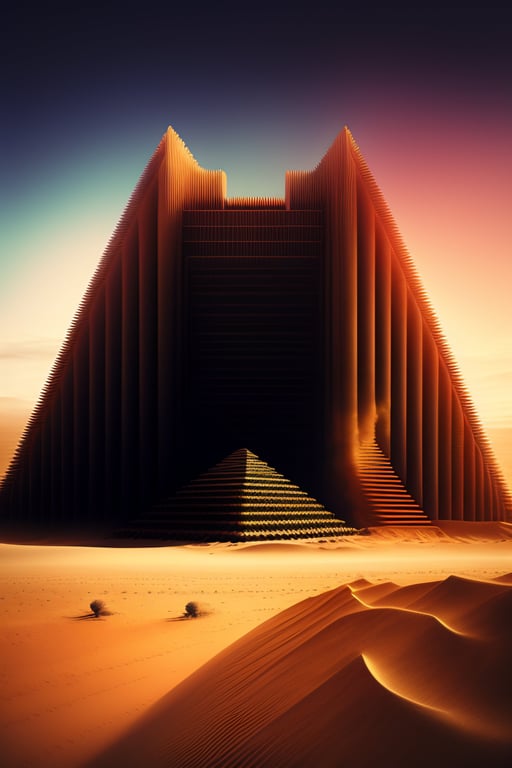 Lexica - dystopian pyramids