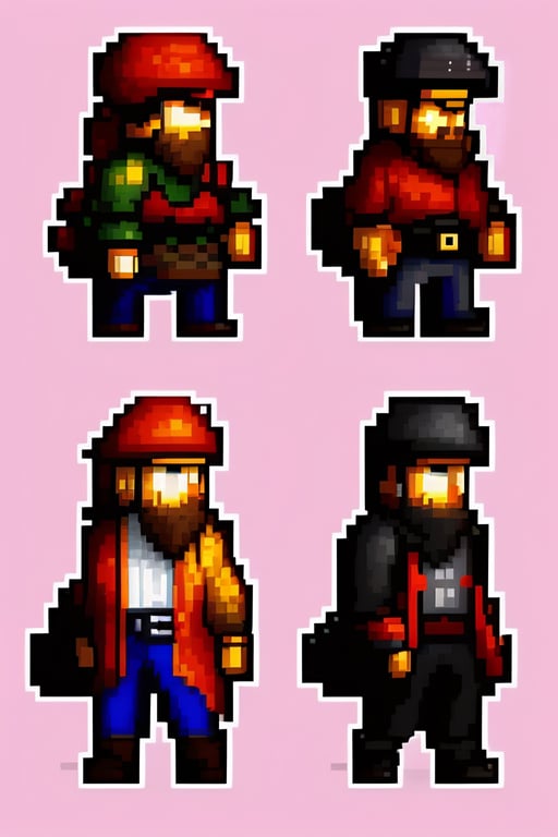 Lexica - translucent sprites