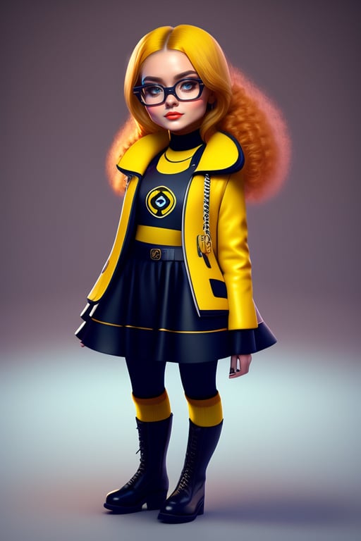 Lexica - pixar style girl