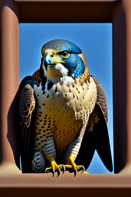 Lexica - falcon face