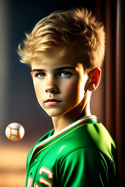 Lexica - simple design. portrait of a boy