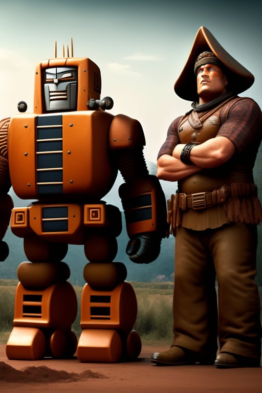 Lexica - robot cowboy