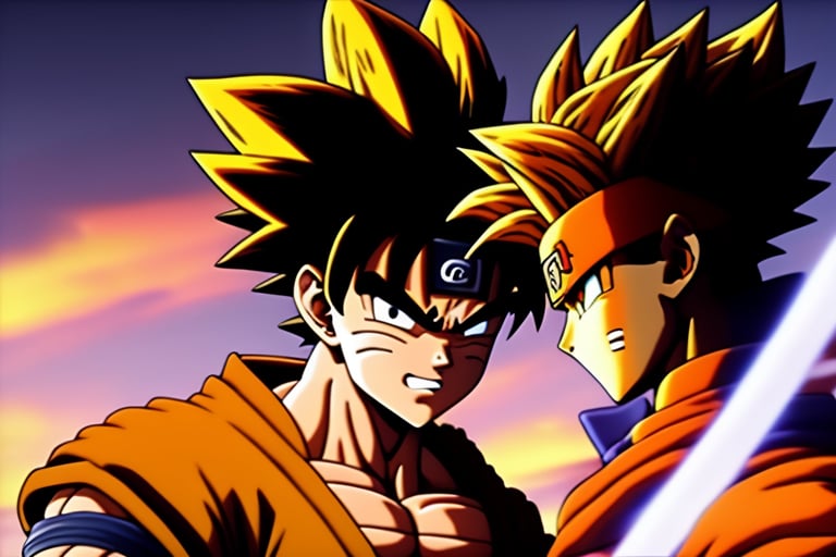 Naruto Vs Goku And Gohan