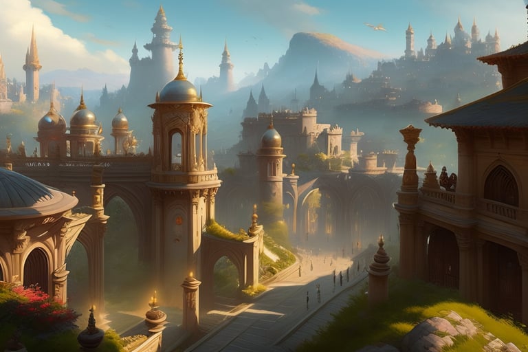 Lexica - elegant fantasy capital city