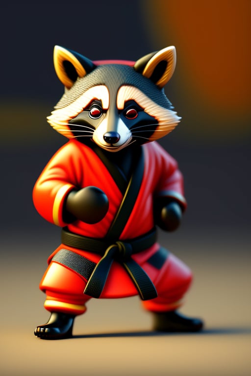 Lexica - unreal raccoon