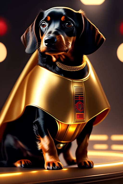 Lexica - batman dachshund