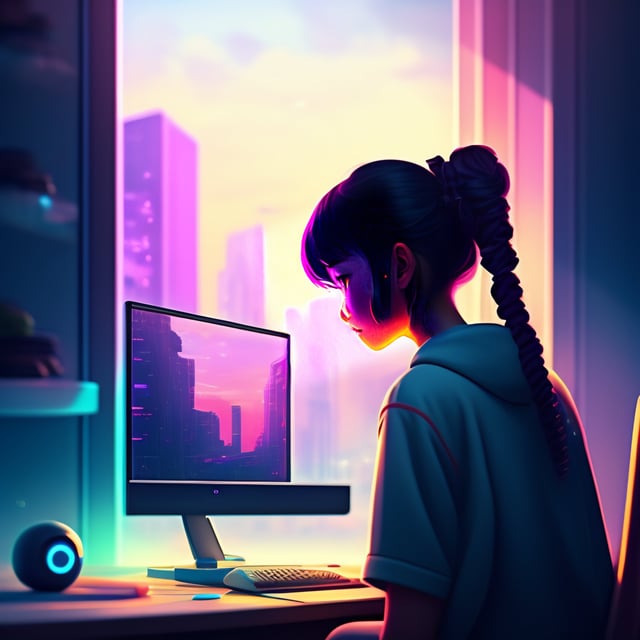 Lexica - coding aesthetic
