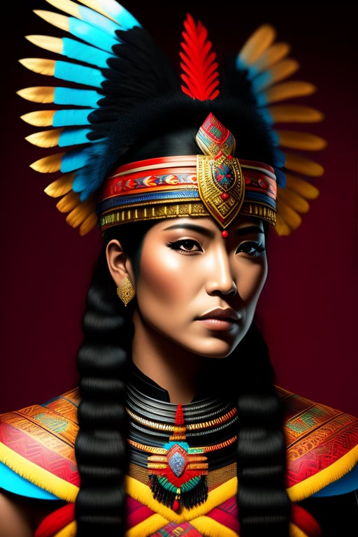 Aztec Eagle Warrior Headdress