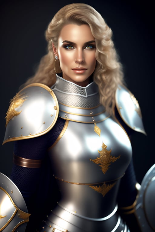 Lexica - portrait of a female knight