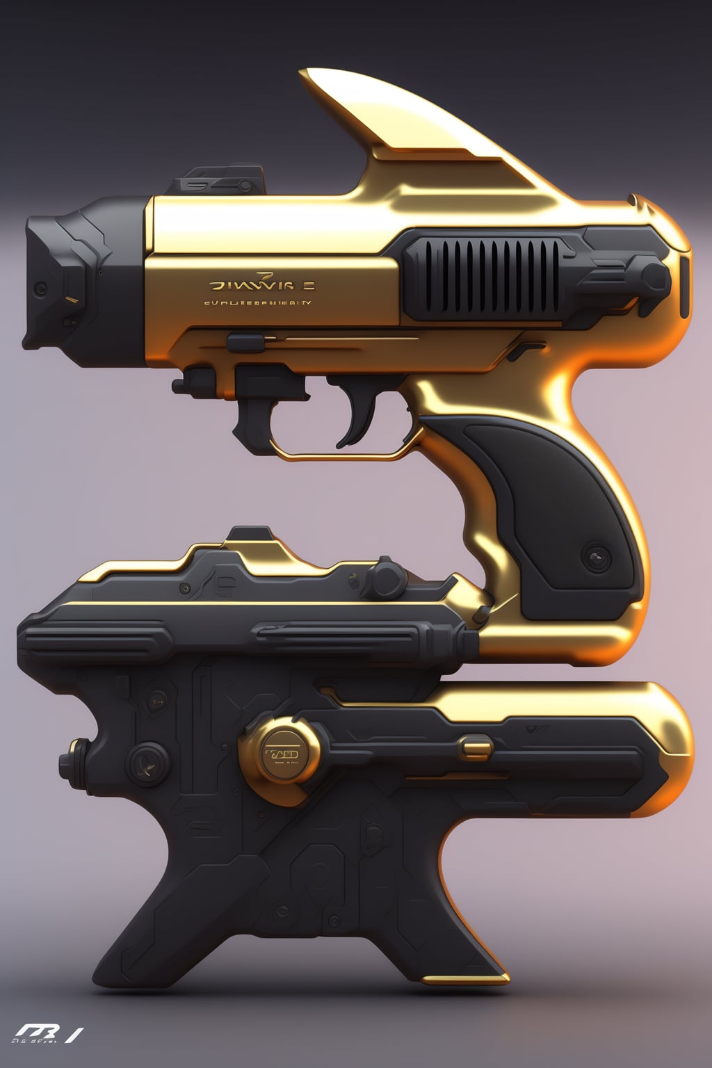 Lexica - black crystal gun