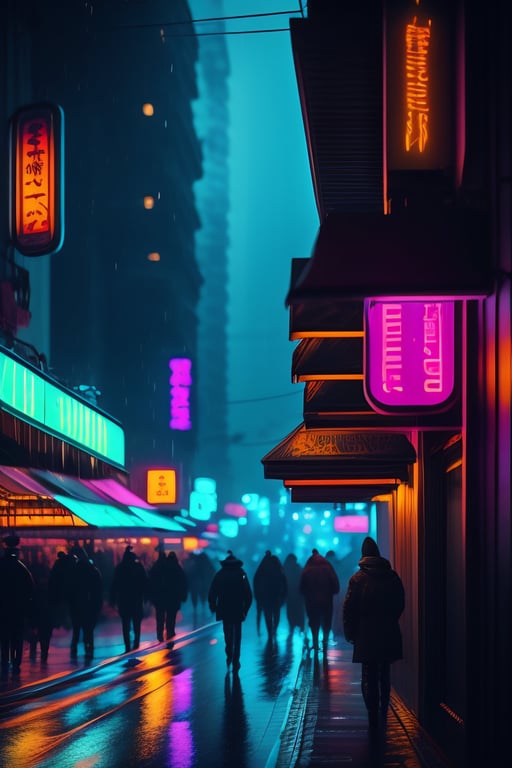 Lexica - neon aesthetic