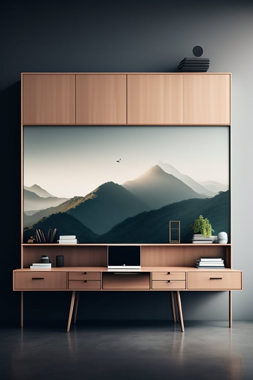 Lexica - 3d flow wall desk