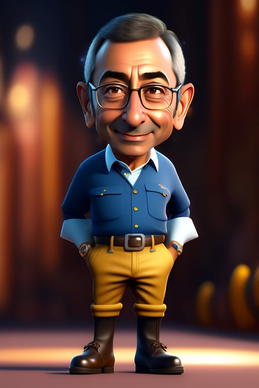 Old Man Cartoon Character Disney