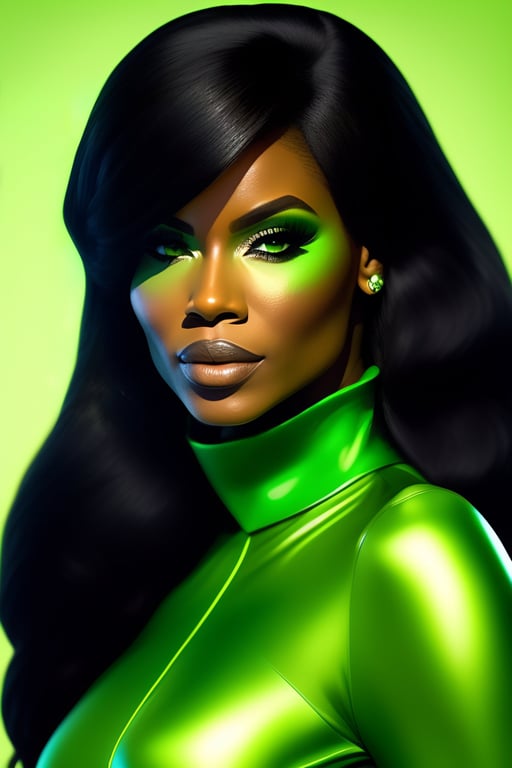 Lexica - green skin