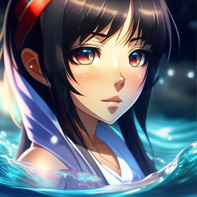 Anime Water Element Girl