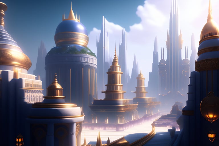 Lexica - elegant fantasy capital city