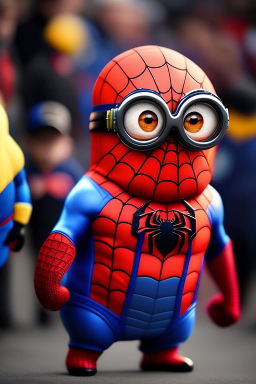 Minion Spiderman Toy