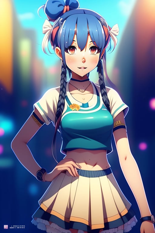 Lexica - anime girl dancing