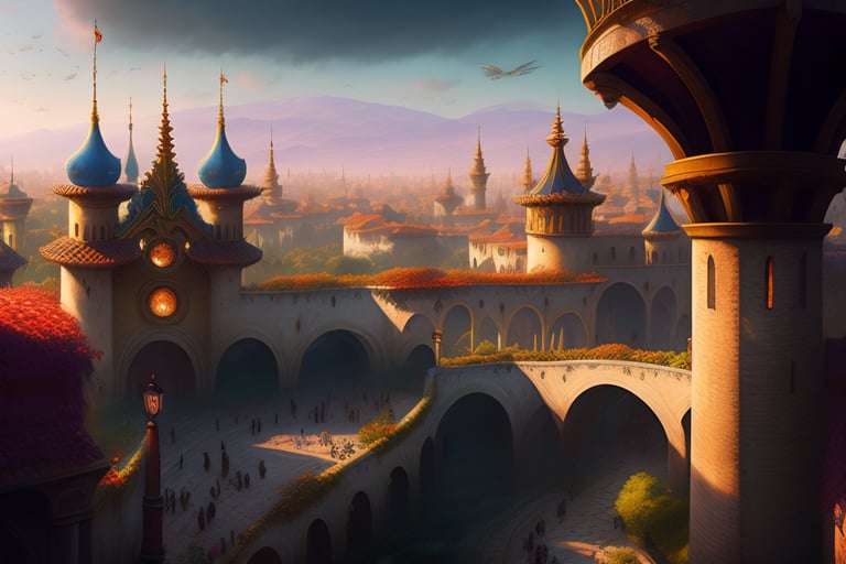 Lexica - elegant fantasy capital city
