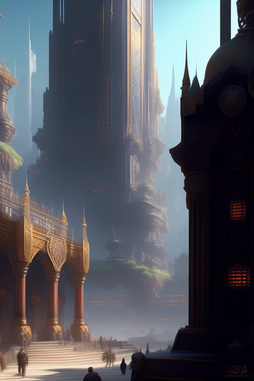 Lexica - elegant fantasy capital city