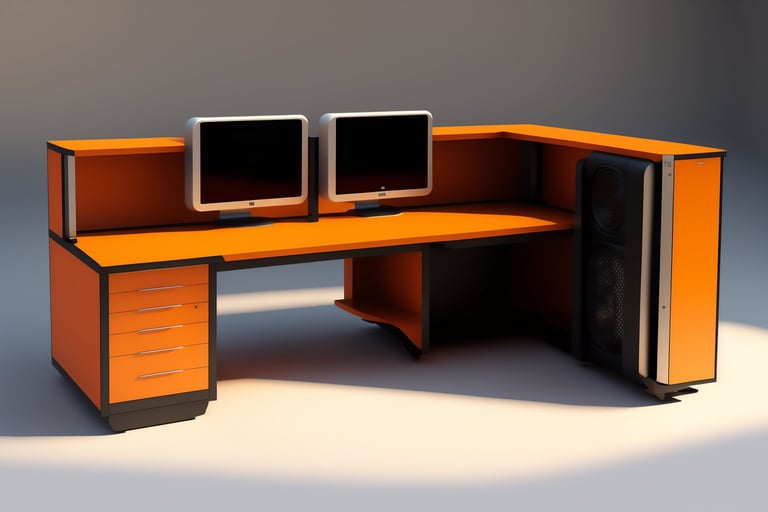Lexica - 3d flow wall desk