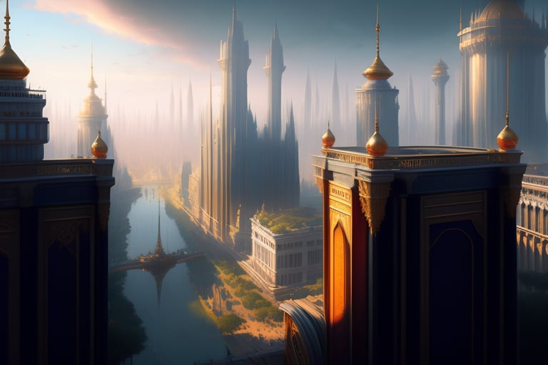 Lexica - elegant fantasy capital city