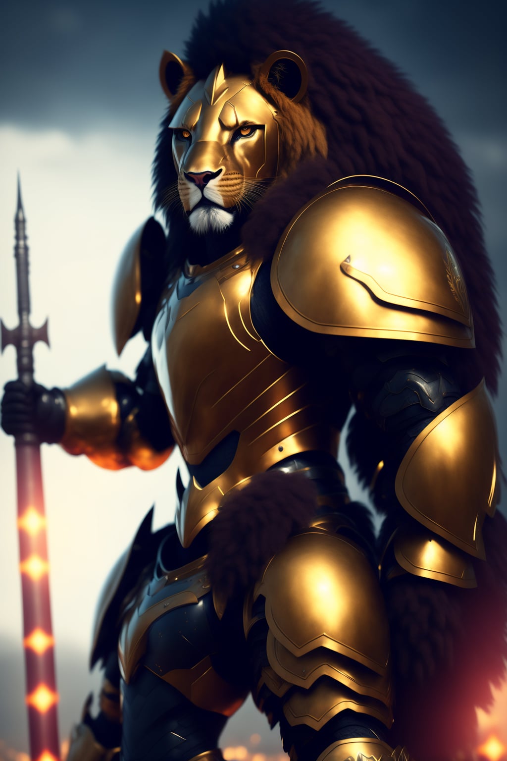 Lexica - fantasy lioncut knight