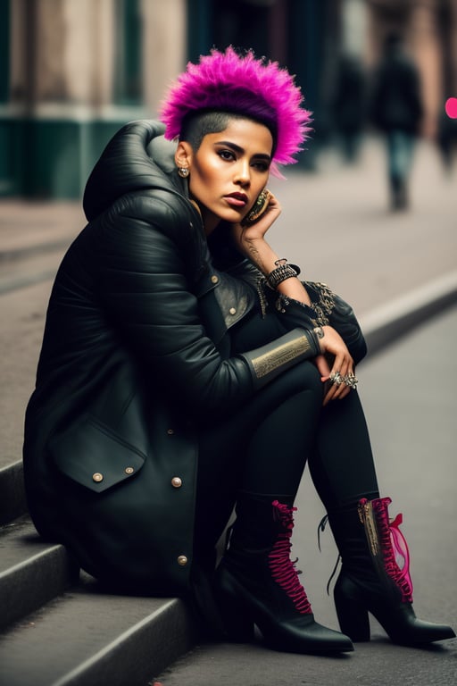 Punk Rocker Girl Hairstyles